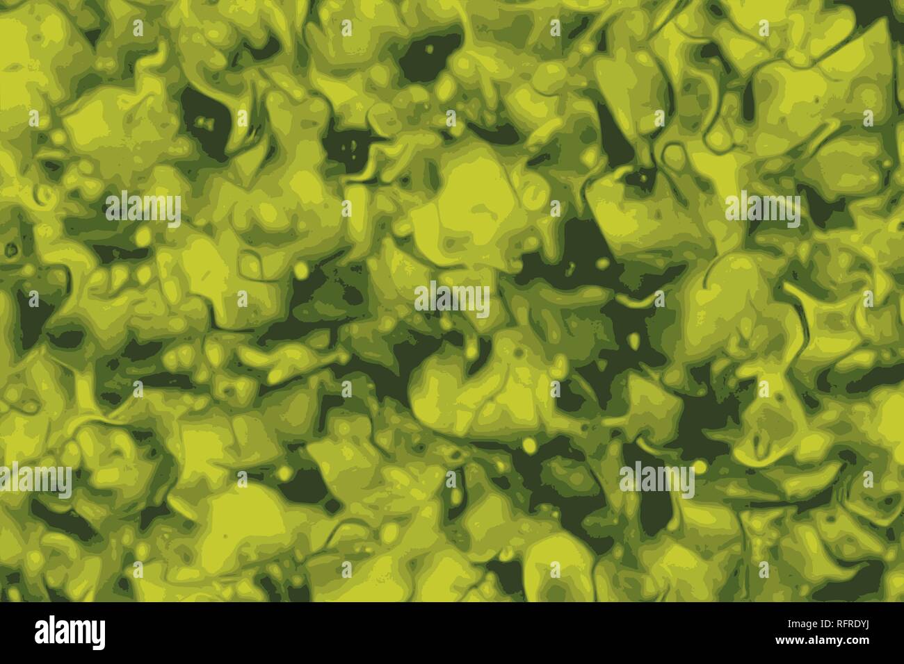 Toxic green radioactive waste illustration for a background Stock Photo ...
