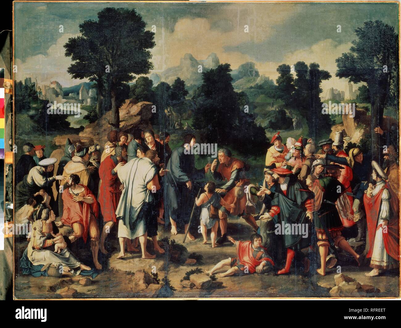 The Healing of Blind Man of Jericho (Central panel). Museum: State ...