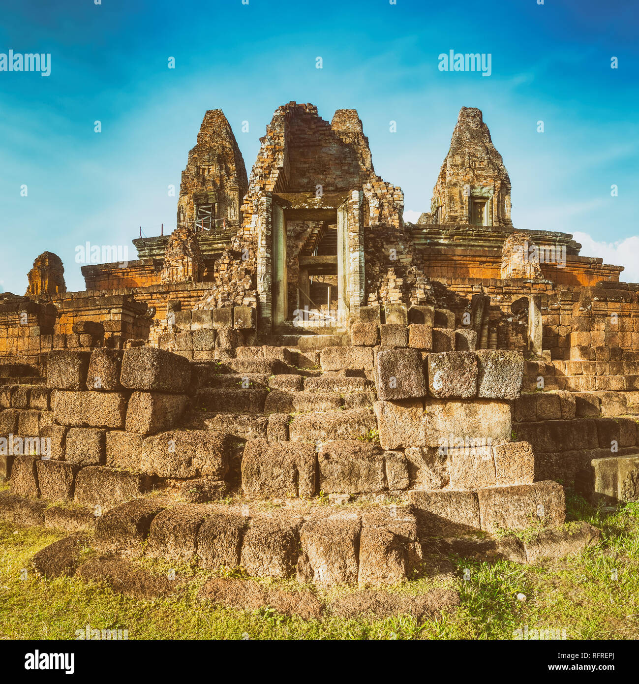 Pre Rup temple at Angkor at sunset. Siem Reap. Cambodia Stock Photo - Alamy
