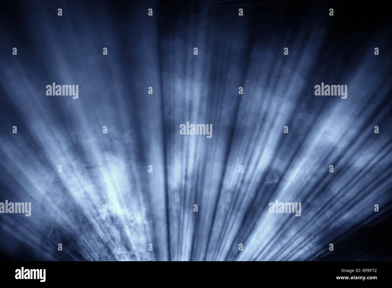 projector blue light beam for movie and cinema at night Stock Photo - Alamy