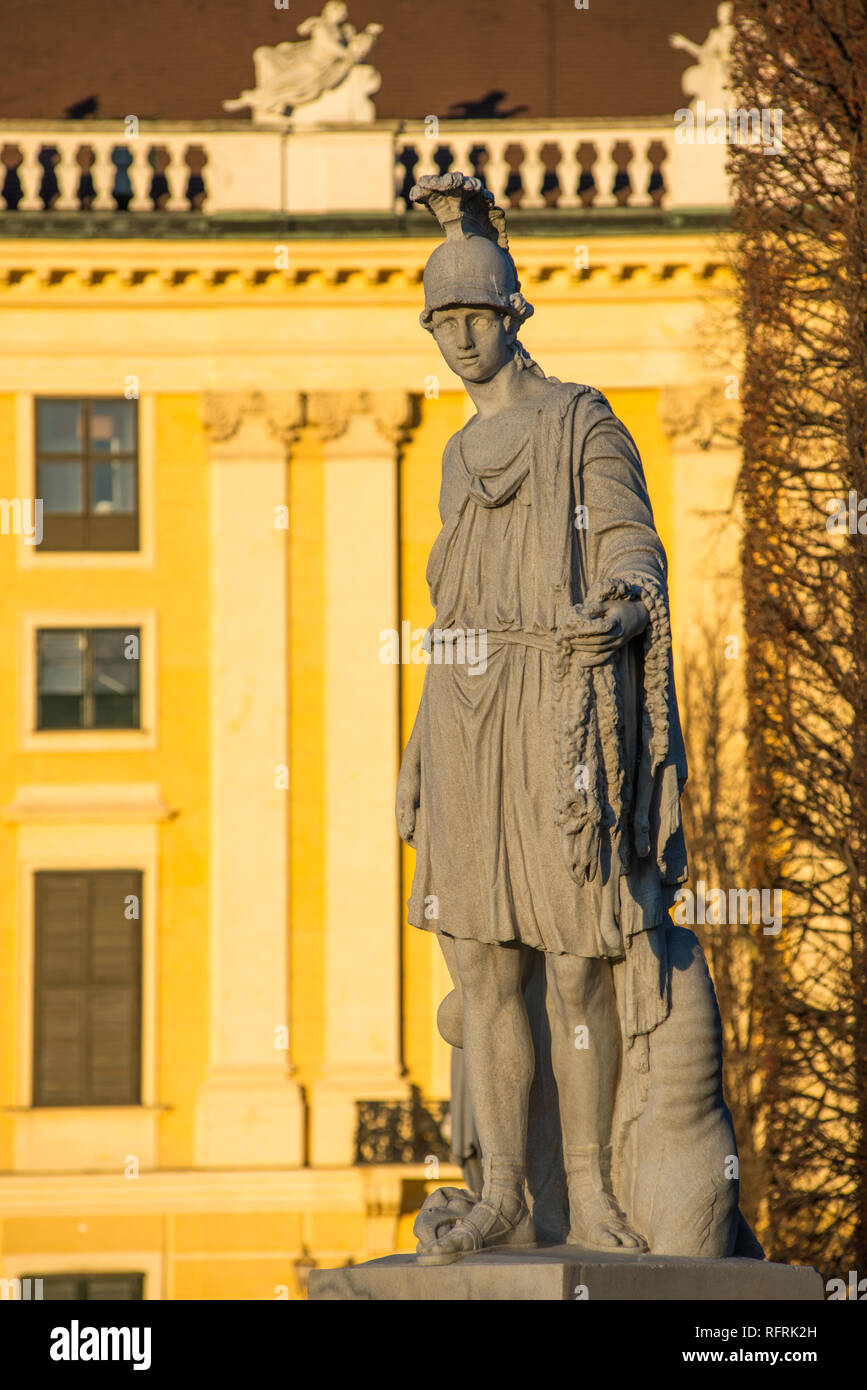 Statues at Schönbrunn Palace, Vienna. Austria Stock Photo - Alamy