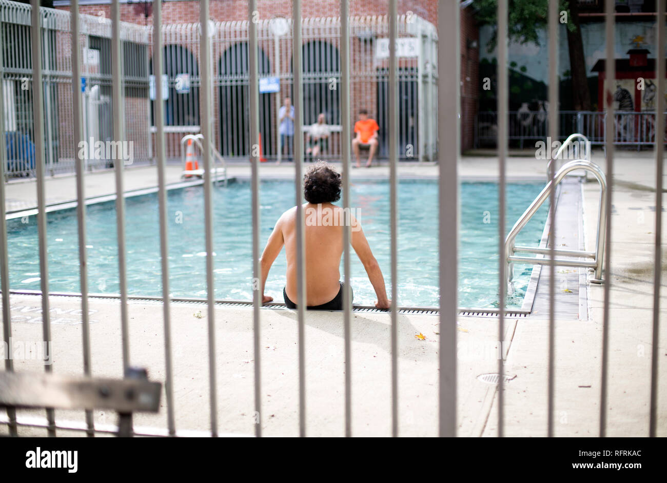 swimming pool in Soho Stock Photo - Alamy