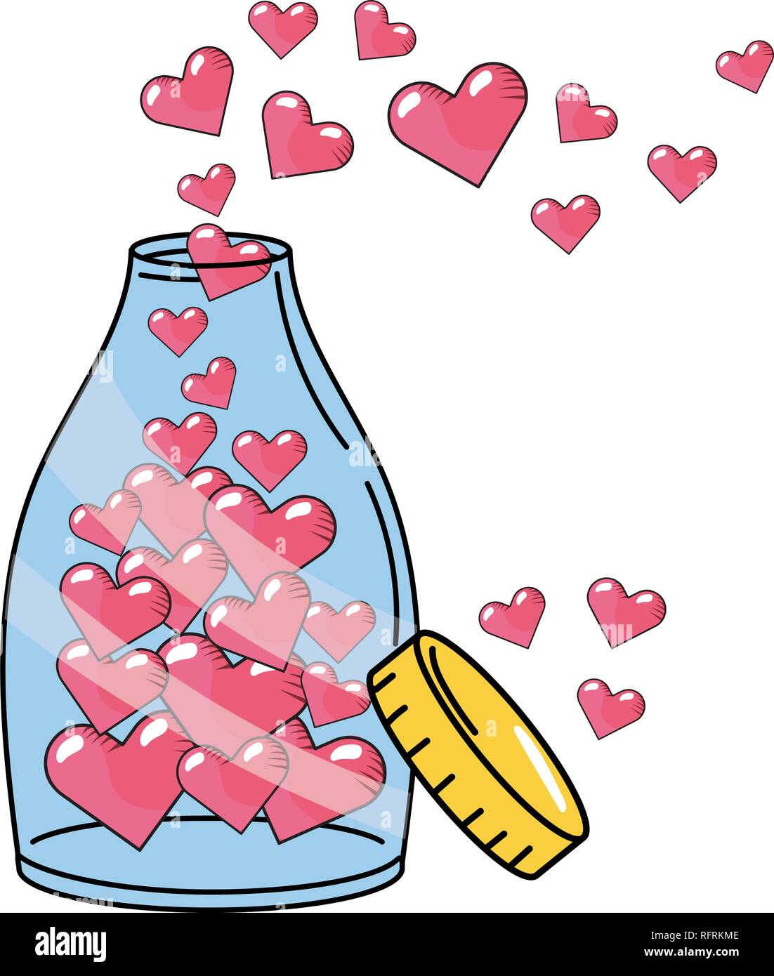 love heart cartoon Stock Vector Image & Art - Alamy