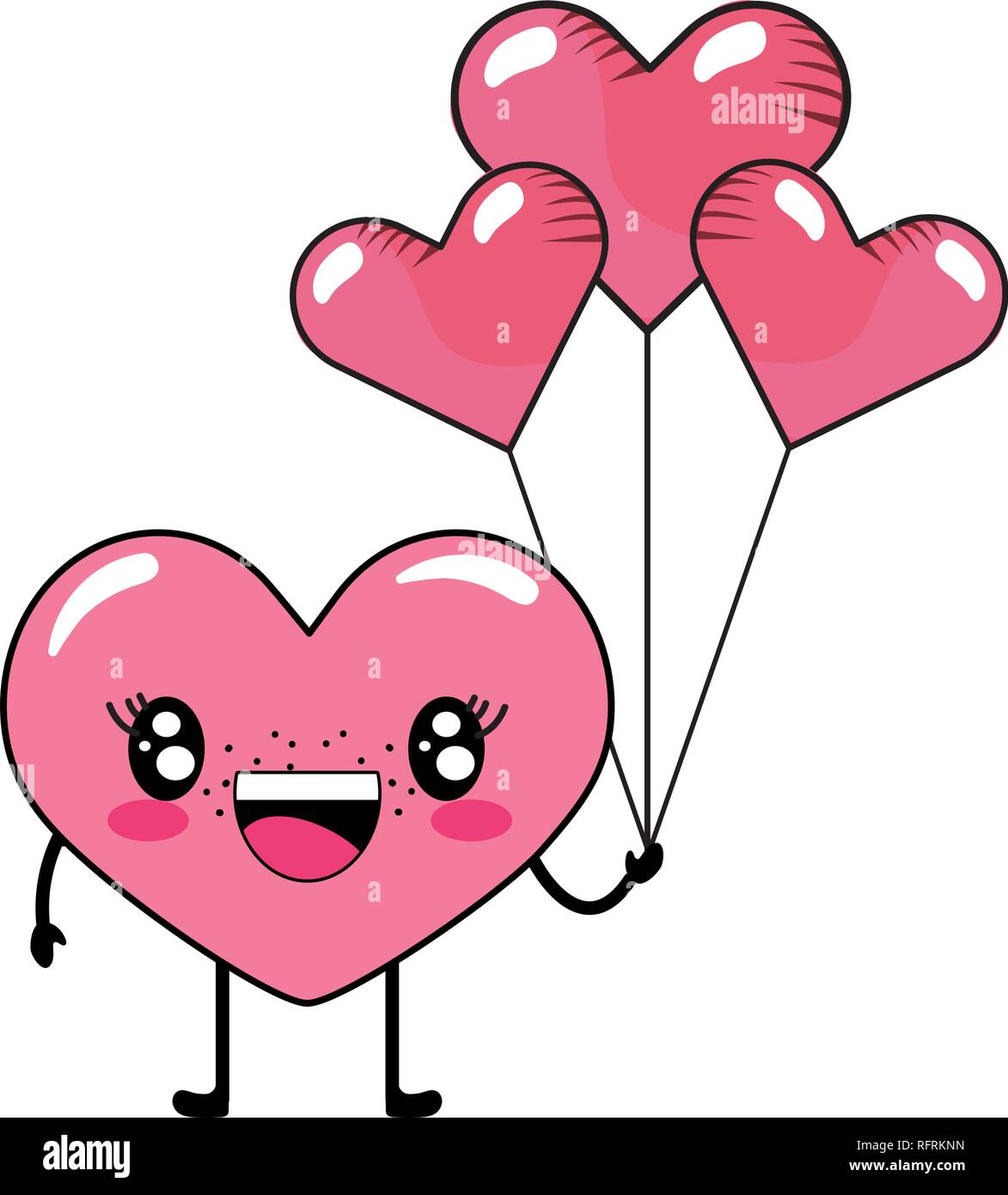 love heart cartoon Stock Vector Image & Art - Alamy