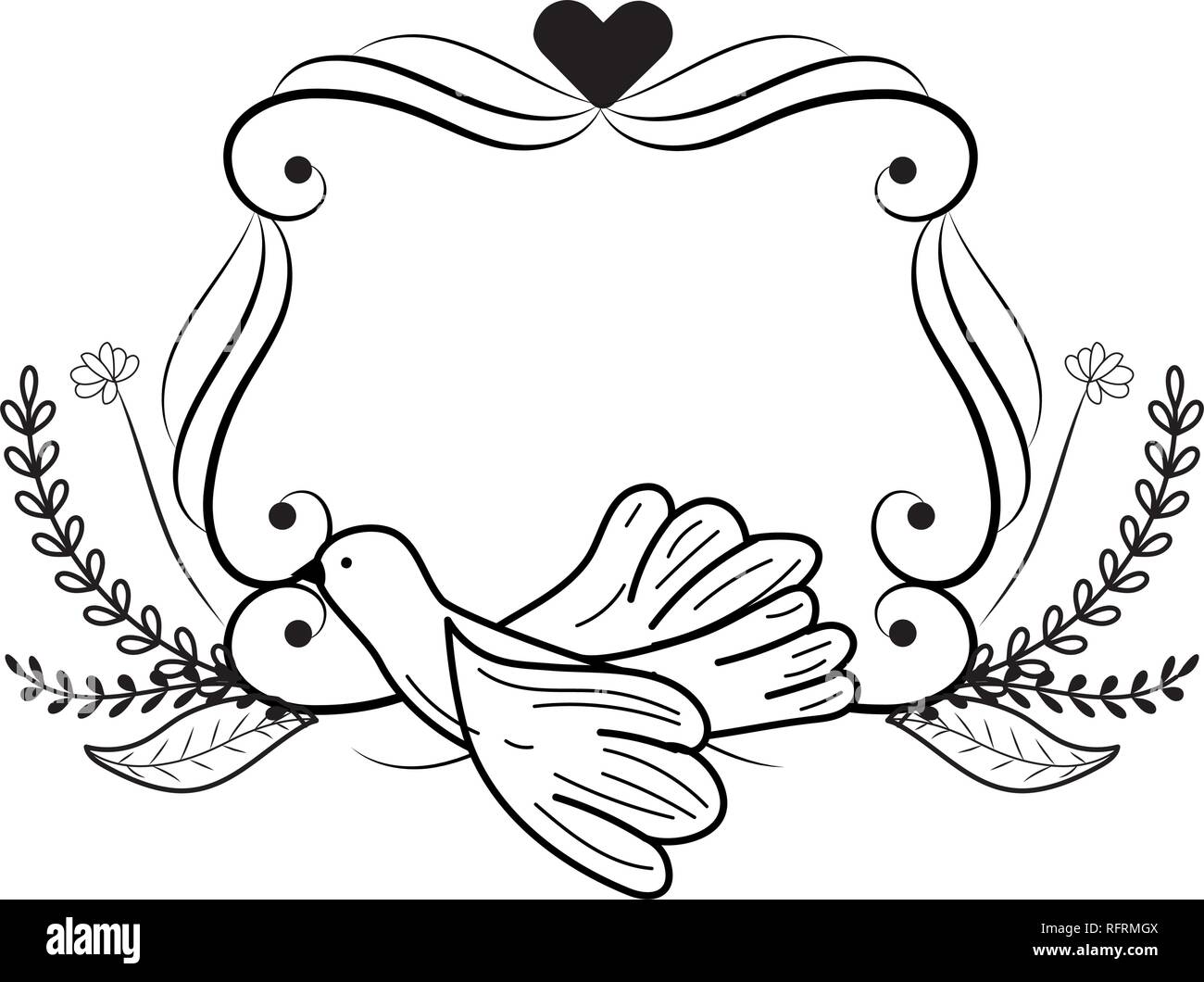 flowers wreath cartoon Stock Vector Image & Art - Alamy