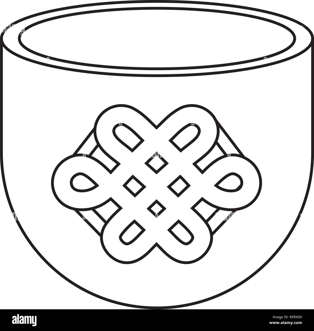 chinese plant pot cartoon Stock Vector Image & Art - Alamy