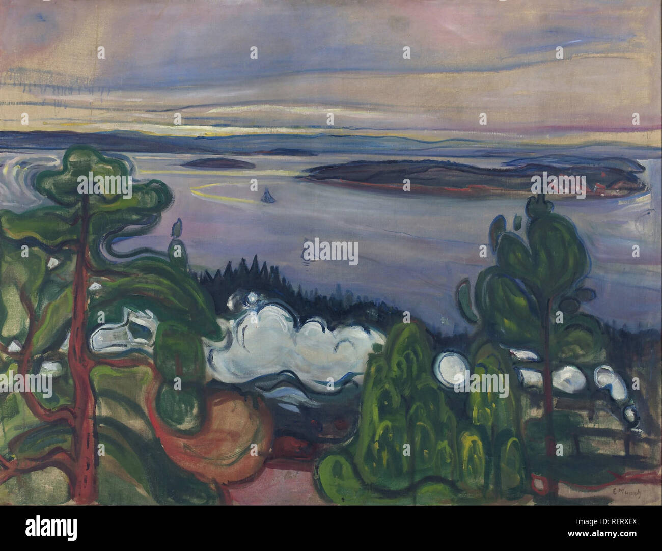 Edvard munch morning hi-res stock photography and images - Alamy