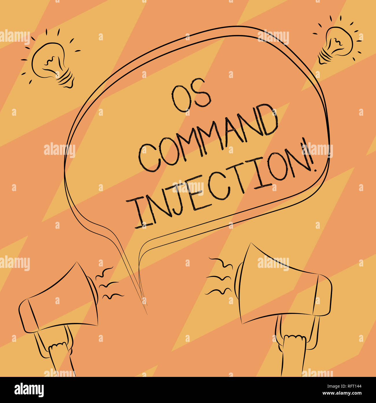 Text Sign Showing Os Comanalysisd Injection Conceptual Photo Attack