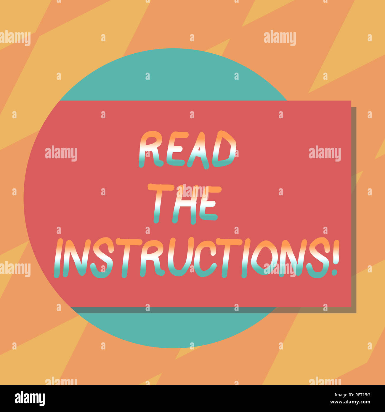 Text sign showing Read The Instructions. Conceptual photo carefully ...