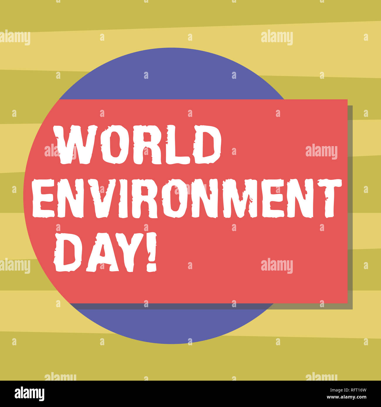 Text sign showing World Environment Day. Conceptual photo awareness and ...