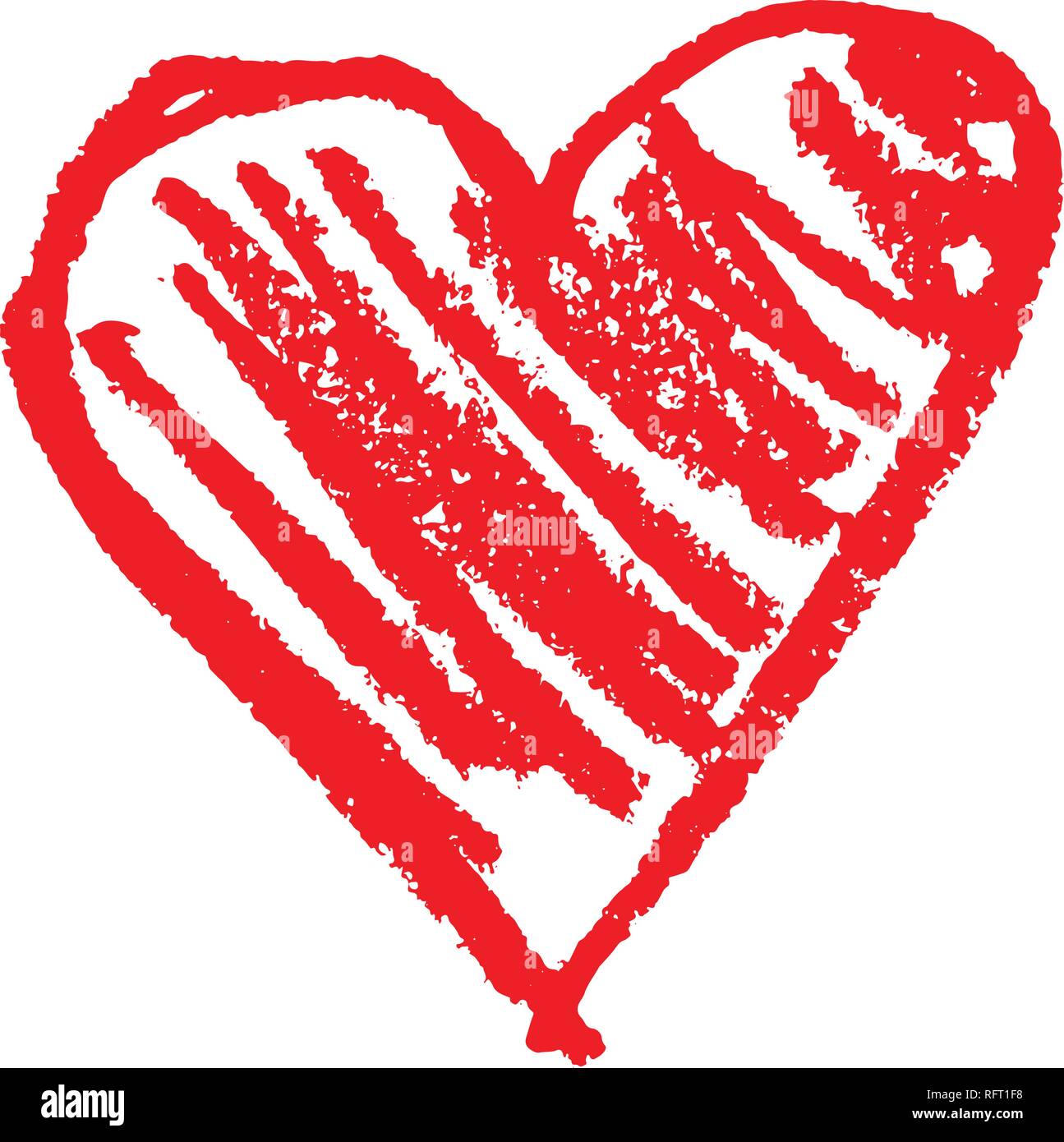 Crayon Heart Clipart at Gerard Becker blog