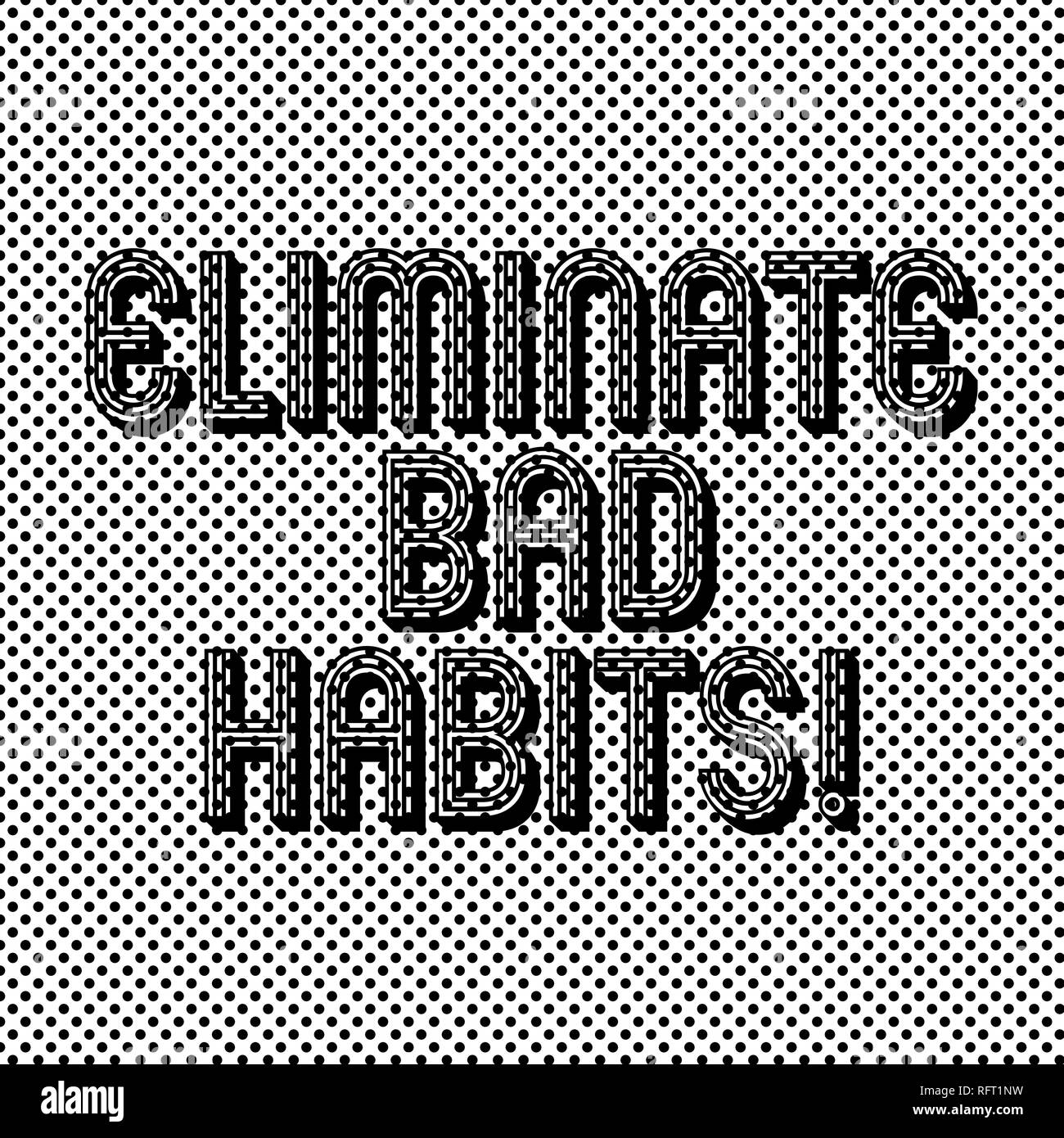 Bad habits stress Black and White Stock Photos & Images - Alamy