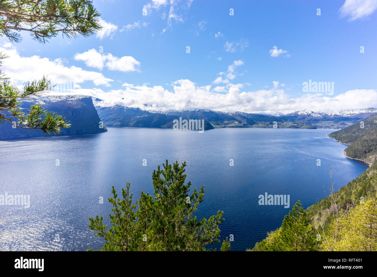 Beautiful scenic view norge hi-res stock photography and images - Alamy
