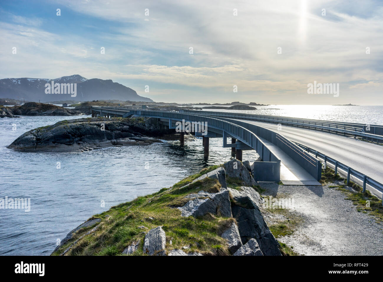 The Atlantic Road viewed from Skipsholmen in Norway Stock Photo - Alamy