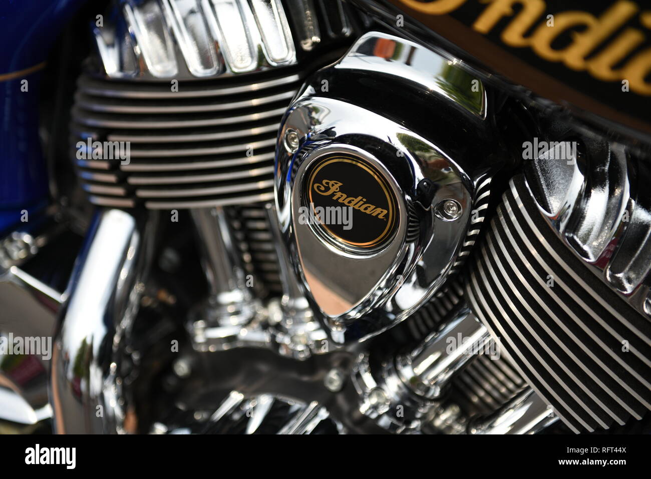 Vintage Indian Motorcycle Engine Stock Photos & Vintage Indian ...