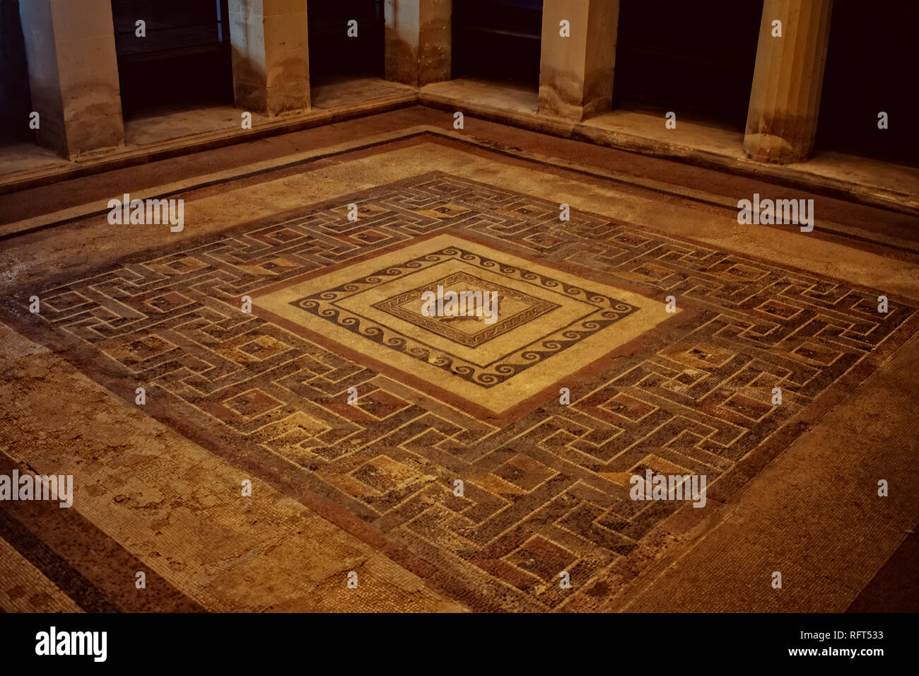 Ruins from the Roman Empire in Malta Stock Photo - Alamy