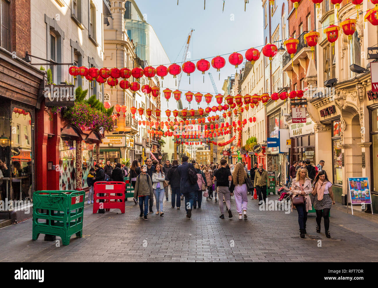 Wardour Street in Chinatown in Soho, London, England, United Kingdom, Europe Stock Photo - Alamy
