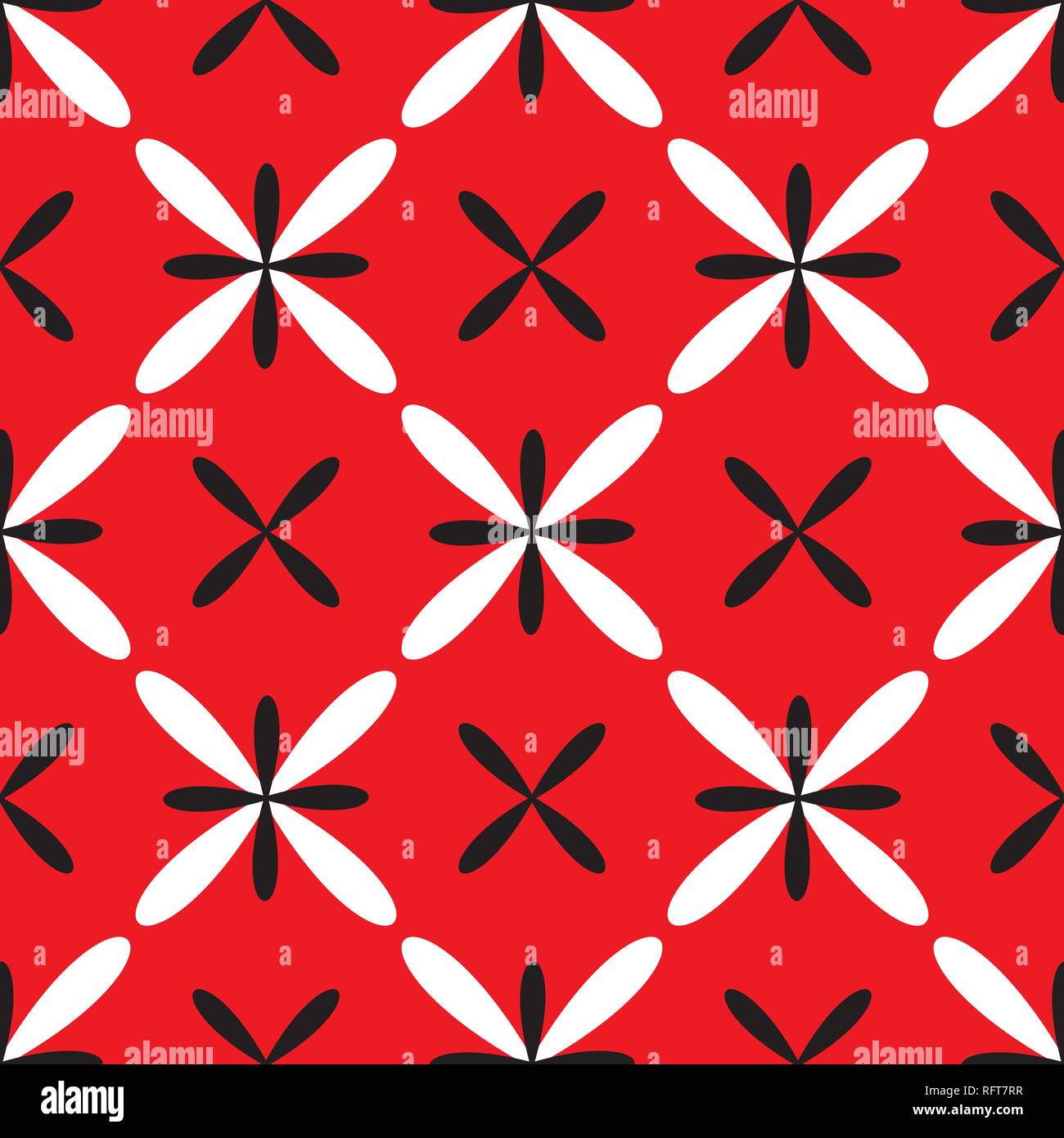 Seamless abstract grid art dark white red pattern Stock Vector Image ...