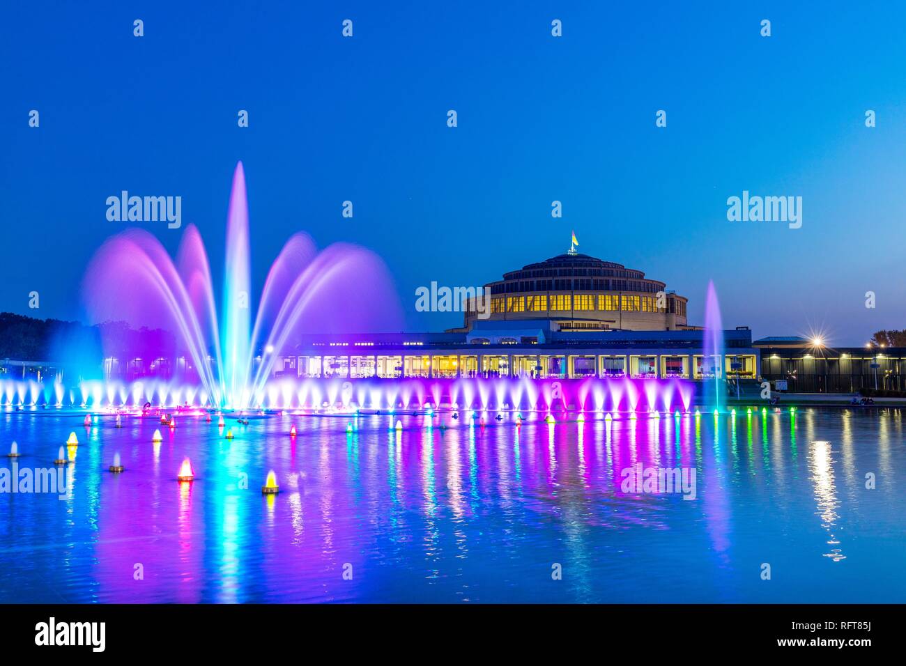 The Millennium Hall and Multimedia Fountain, Wroclaw, Poland, Europe ...