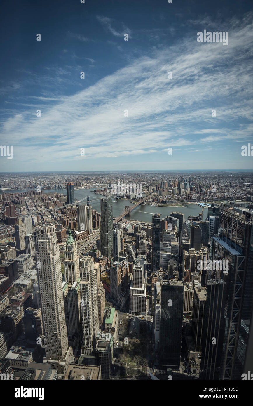 aerial view of manhattan Stock Photo - Alamy