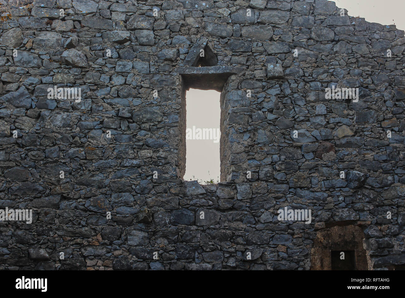Abandoned building in the Pisao farm, in Sintra, Portugal Stock Photo ...