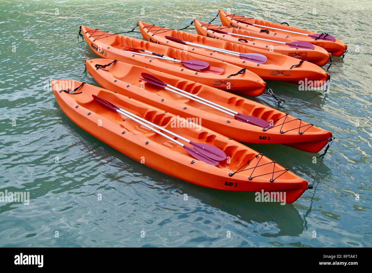 Six kayaks hi-res stock photography and images - Alamy