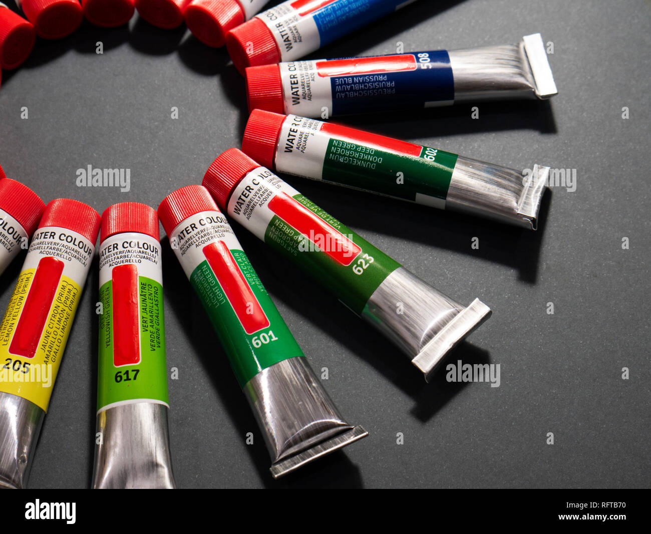 Gouache tubes hi-res stock photography and images - Alamy