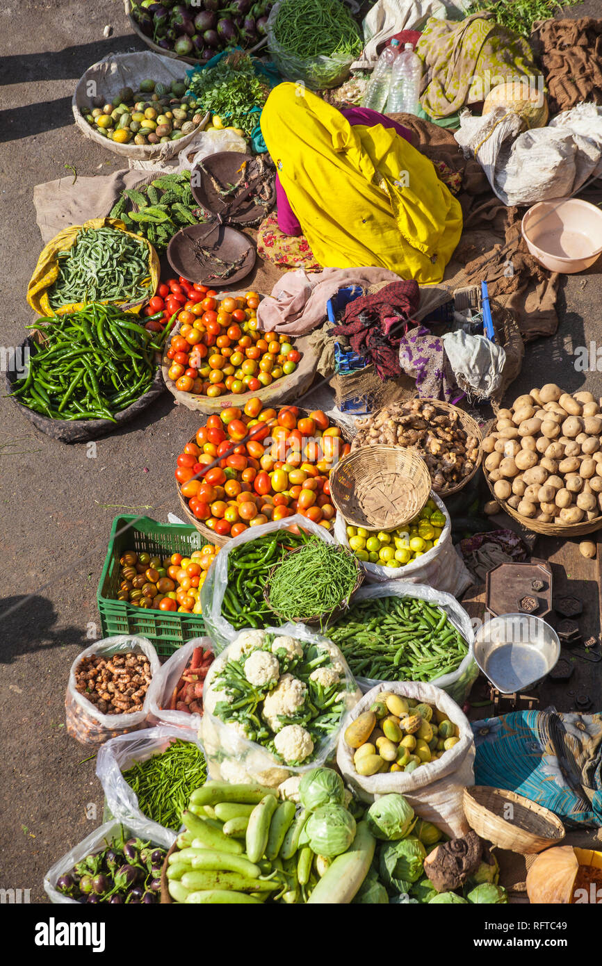 Market, Pushkar, Rajasthan, India, Asia Stock Photo - Alamy