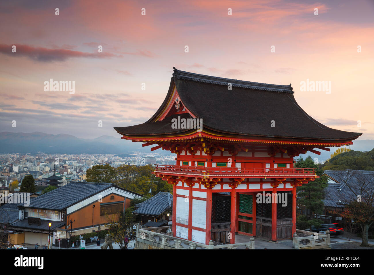 The Deva Gate, Kiyomizu-dera Temple, Kyoto, Japan, Asia Stock Photo - Alamy