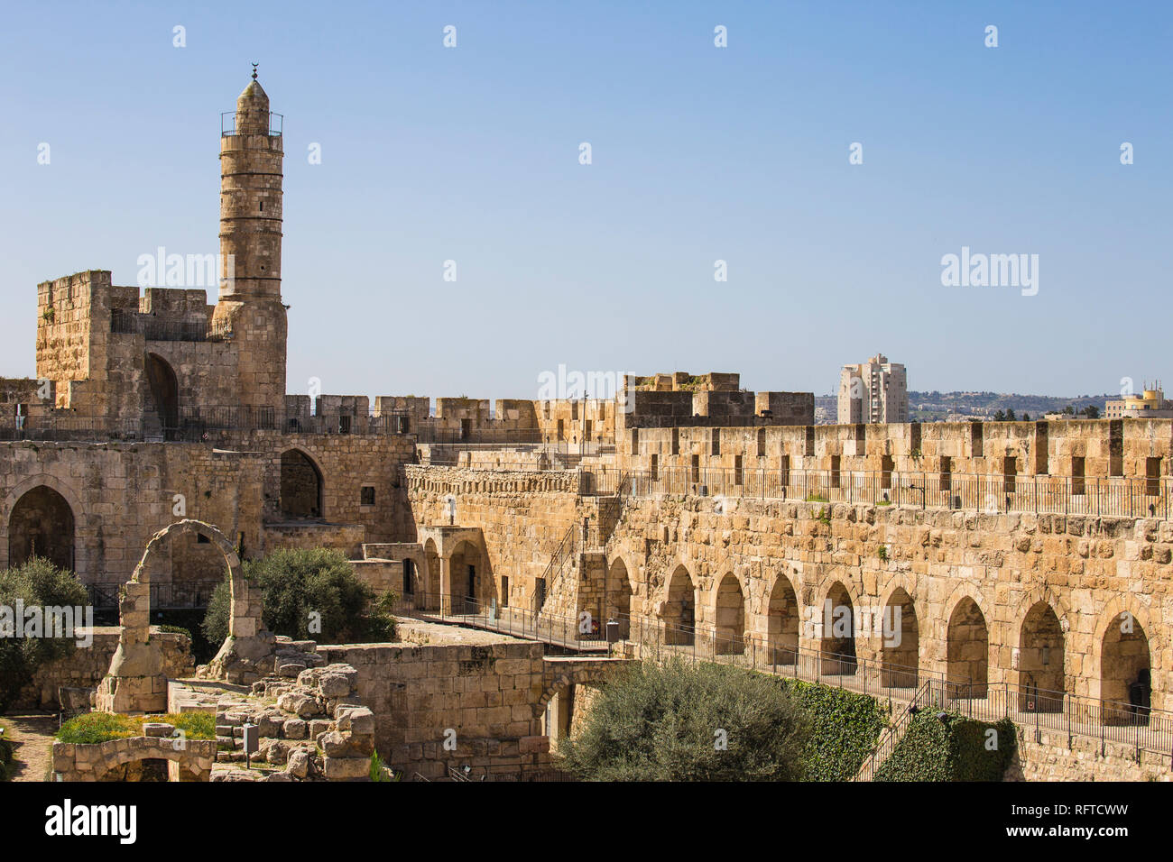 The Tower of David (Jerusalem Citadel), Old City, UNESCO World Heritage ...