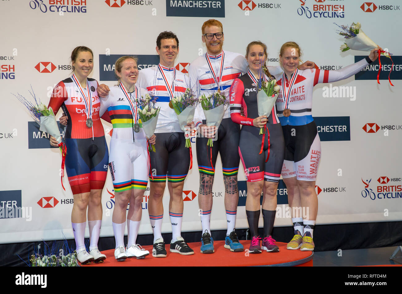 Manchester Velodrome, Manchester, UK. 26th Jan, 2019. HSBC UK National ...