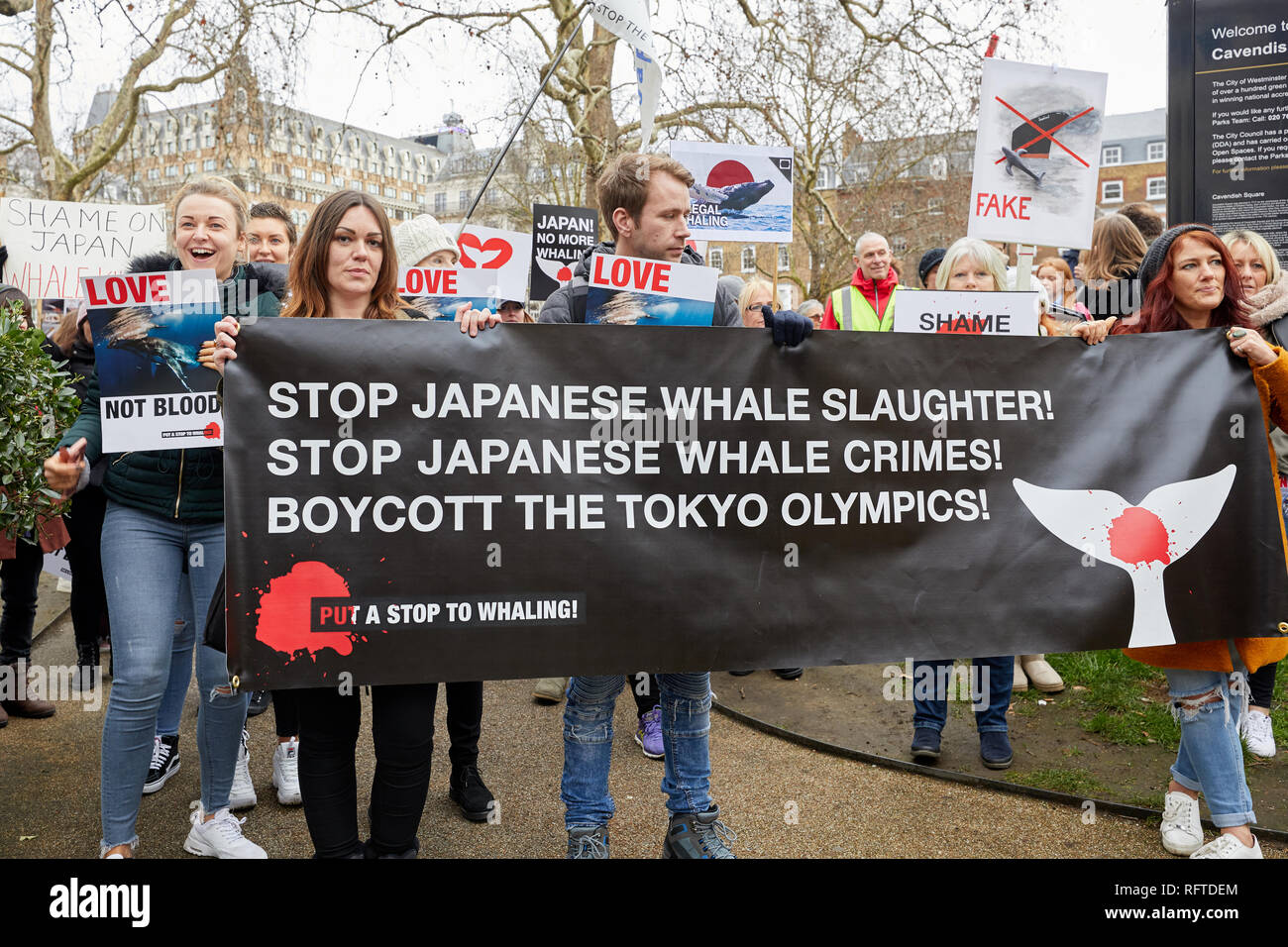 Anti whaling protest hi-res stock photography and images - Alamy