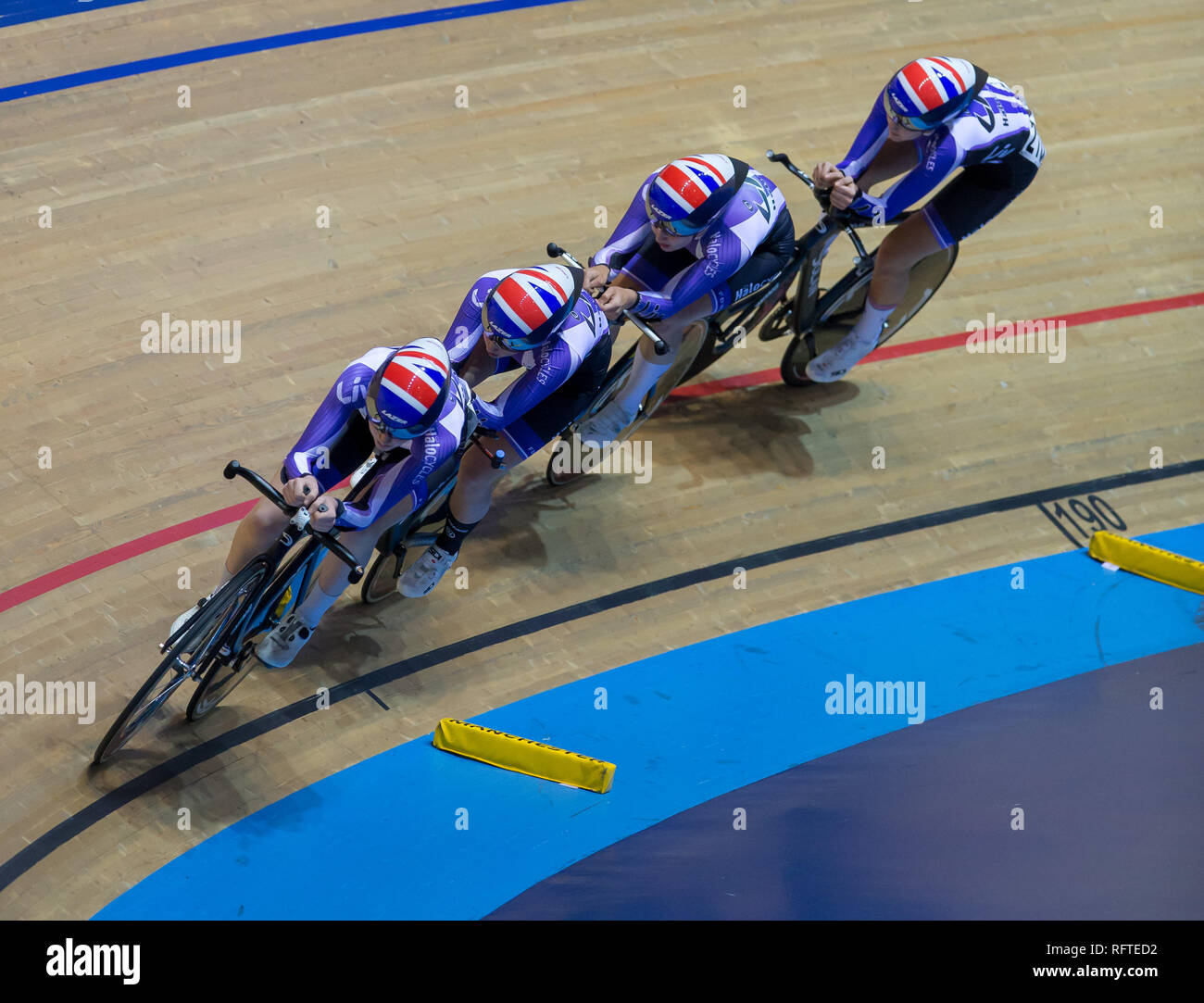 Manchester Velodrome, Manchester, UK. 26th Jan, 2019. HSBC UK National ...