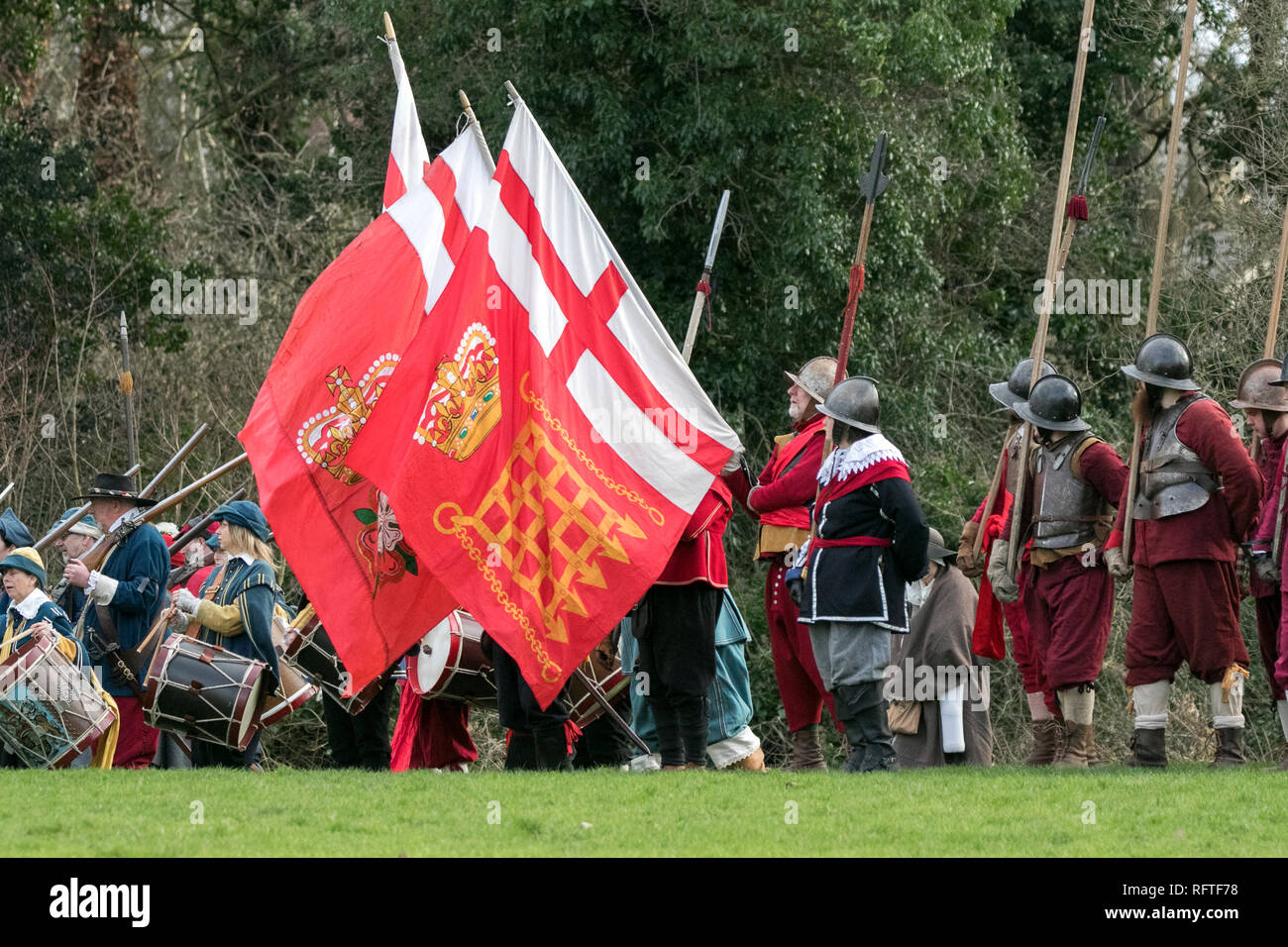 English Civil War Flags