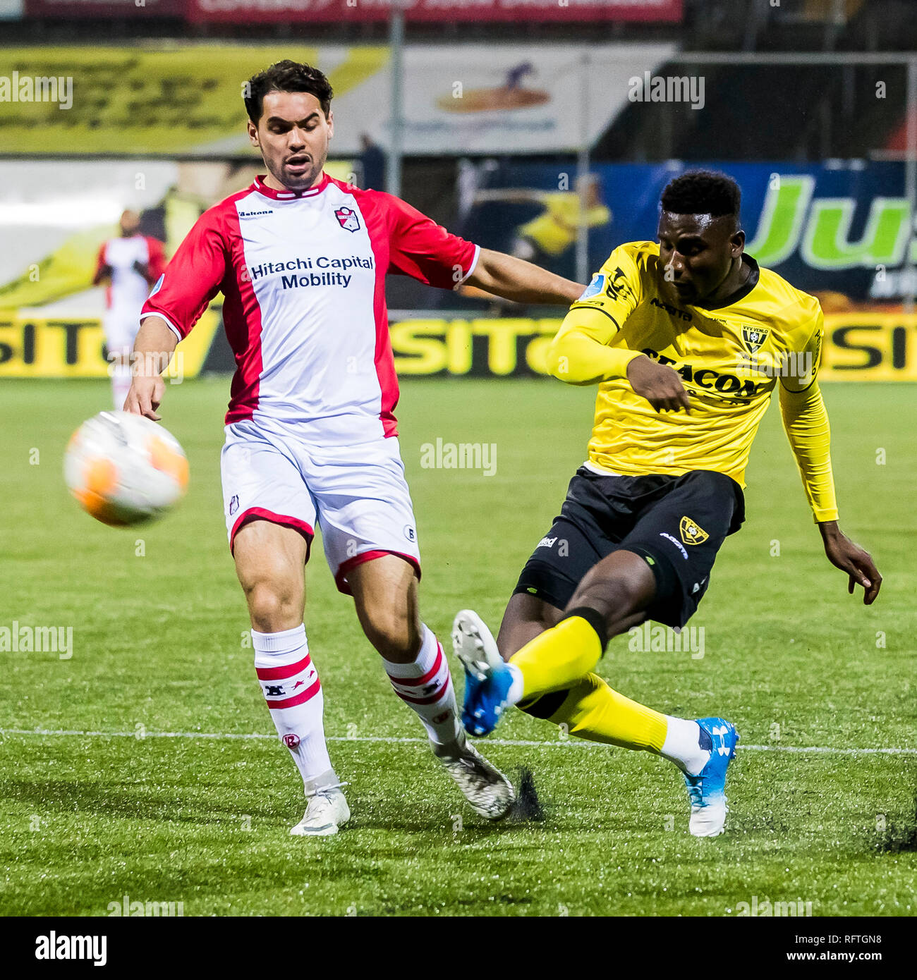 VENLO, VVV Venlo - FC Emmen, 26-01-2019 football, Dutch Eredivisie ...