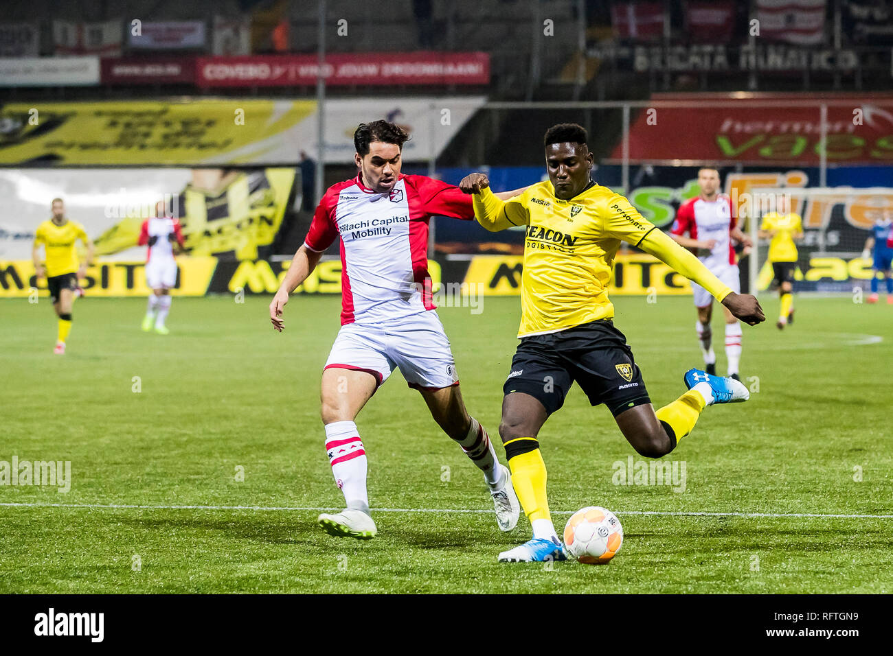 VENLO, VVV Venlo - FC Emmen, 26-01-2019 football, Dutch Eredivisie ...