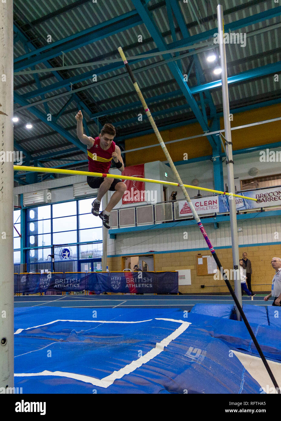 Cardiff, Wales, UK. 26th January, 2019. Athletes at the 2019 Welsh ...