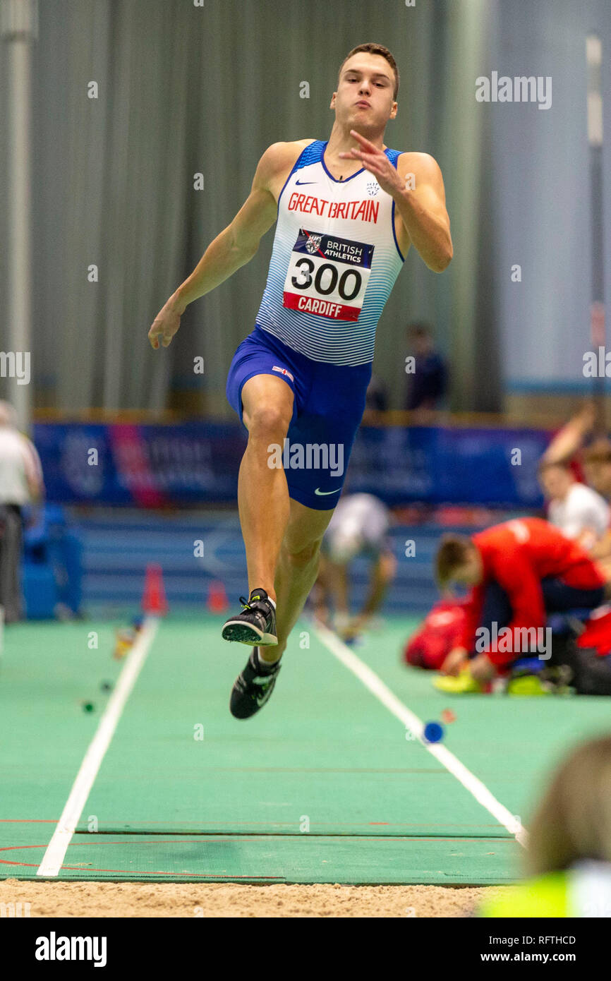 Cardiff, Wales, UK. 26th January, 2019. Athletes at the 2019 Welsh ...