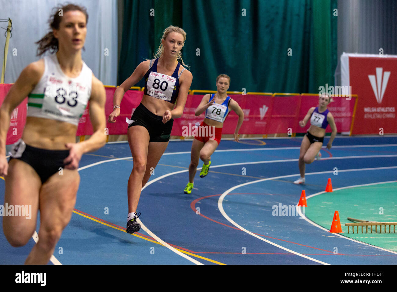 Cardiff, Wales, UK. 26th January, 2019. Athletes at the 2019 Welsh ...
