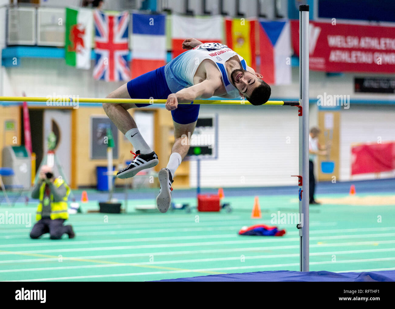 Cardiff, Wales, UK. 26th January, 2019. Athletes at the 2019 Welsh ...