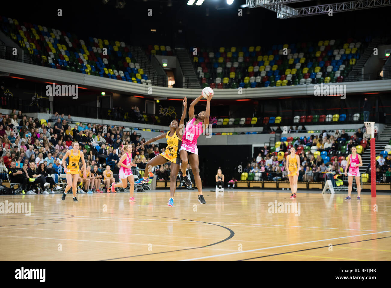 London, UK. 26 January 2019. London Pulse took on Wasp Netball at the ...