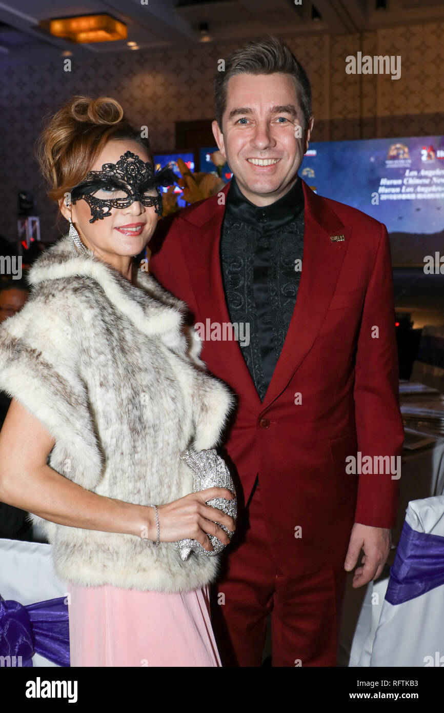 Los Angeles, California, USA. 25th January, 2019. Actress Lily Lisa and ...