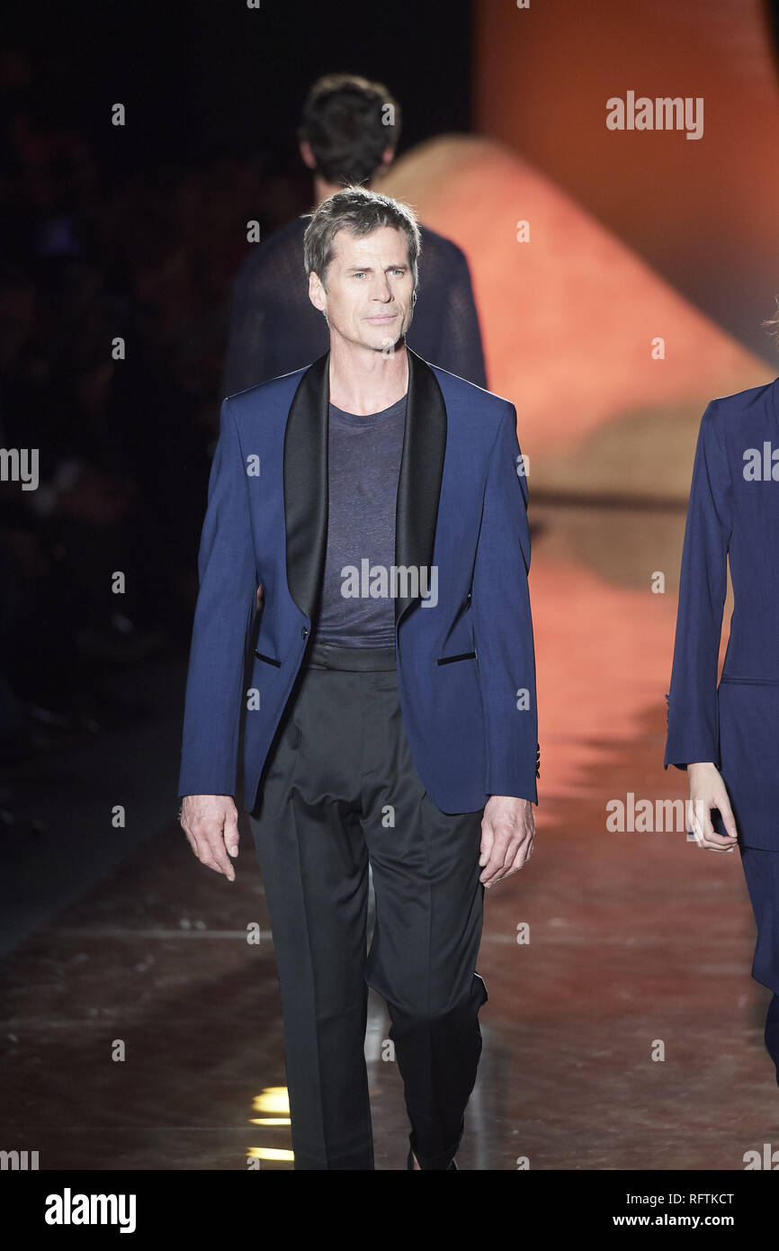 Madrid, Madrid, Spain. 26th Jan, 2019. Mark Vanderloo walk the runway ...