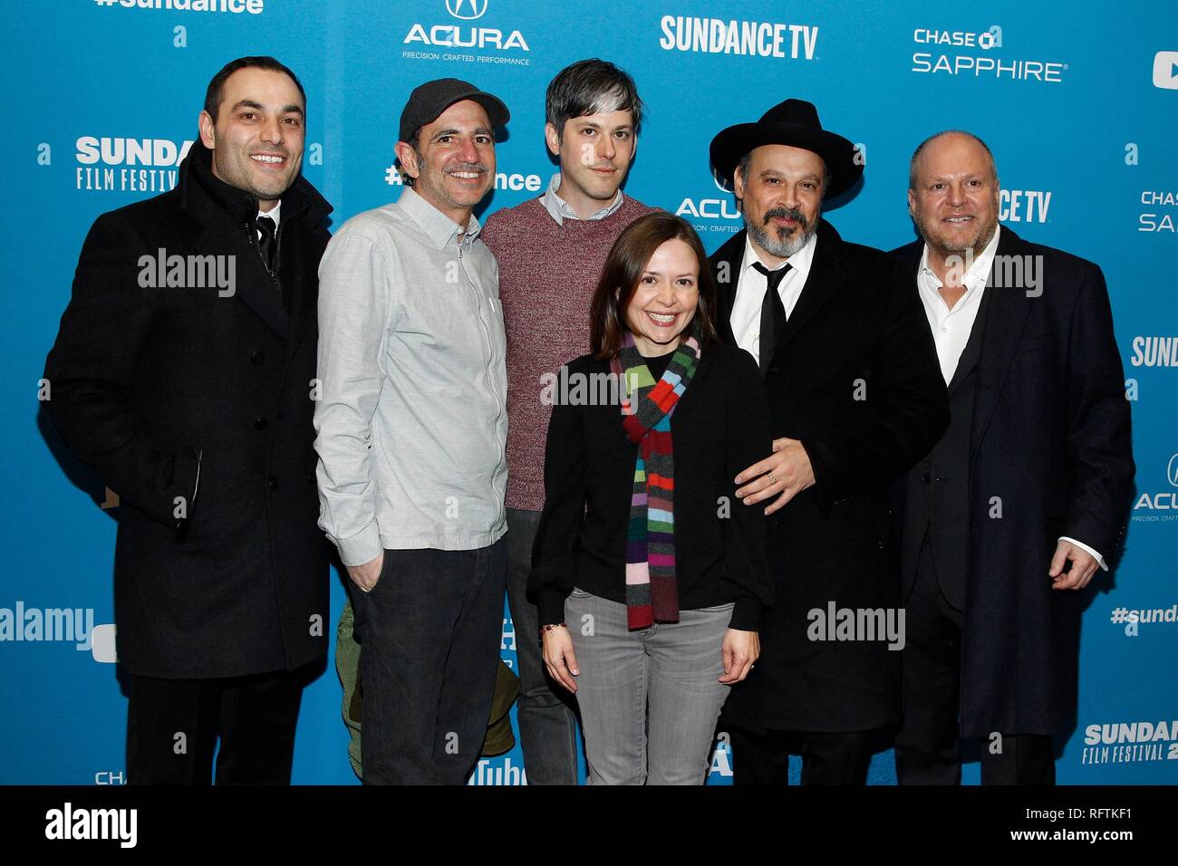 Park City, UT, USA. 26th Jan, 2019. Michael DiVerdi, Guest, Danny Gabai ...