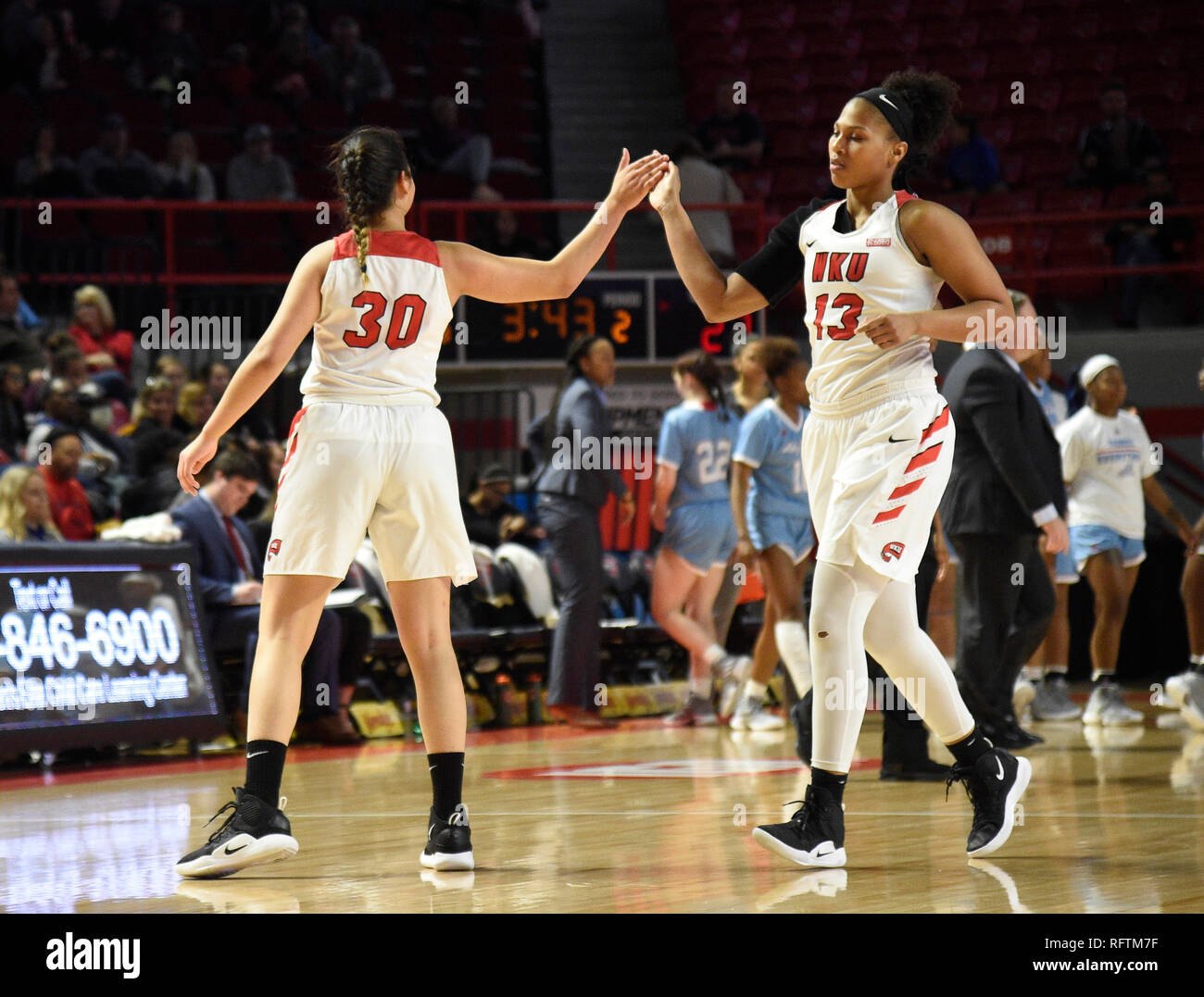 January 25, 2019 Western Kentucky Hilltoppers guard Meral Abdelgawad ...