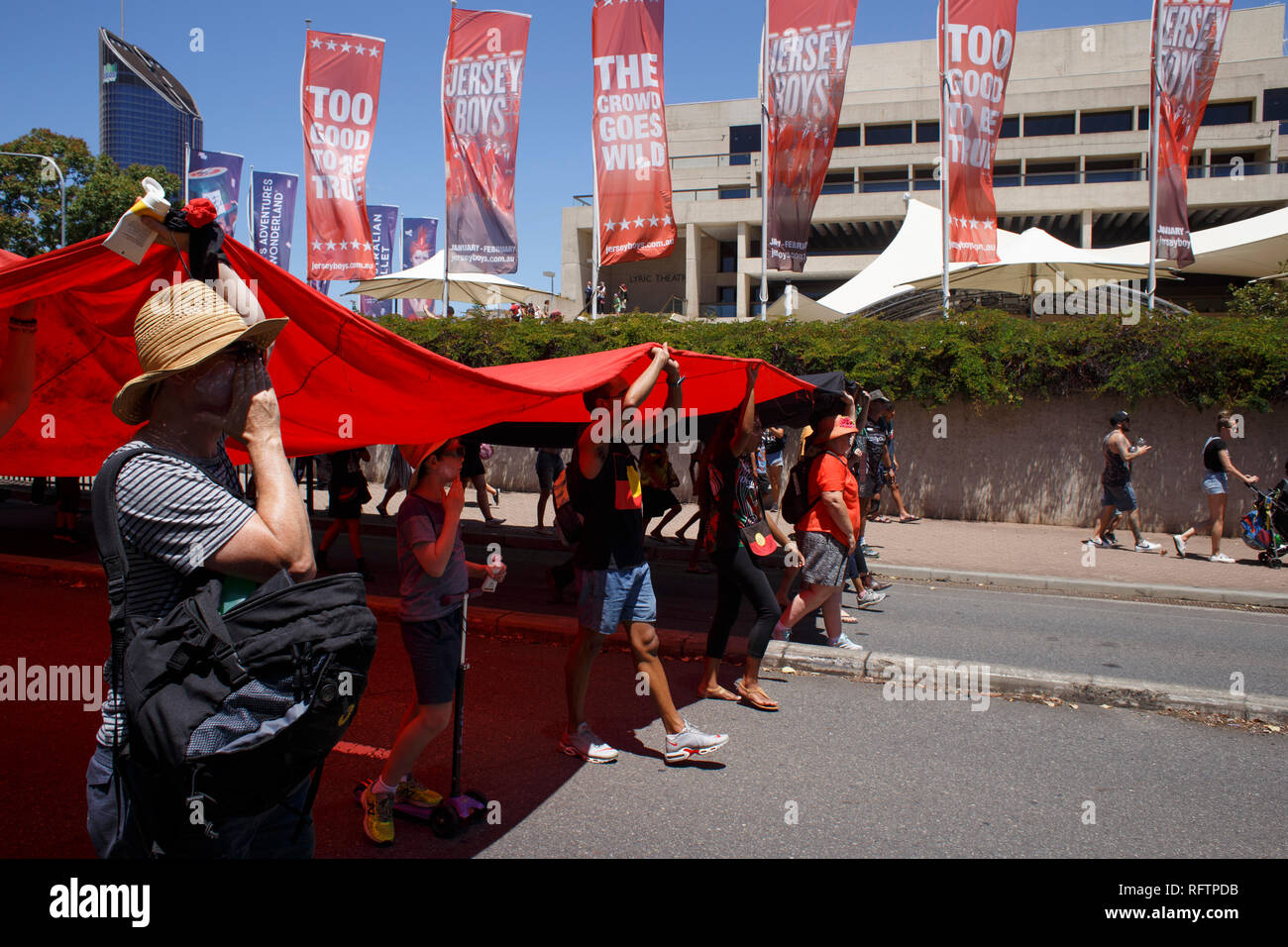 Queensland indigenous flag hi-res stock photography and images - Alamy