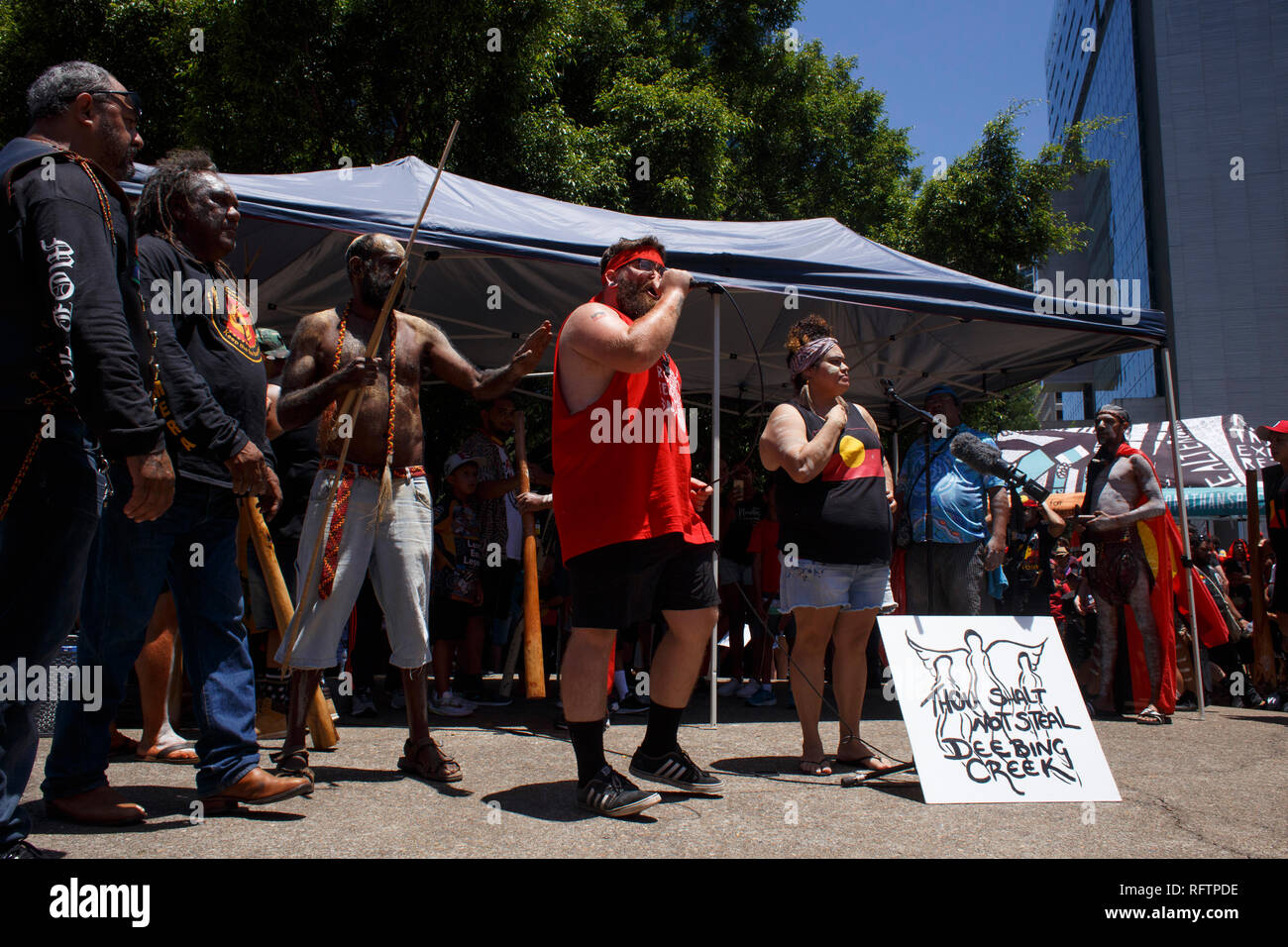 Aboriginal protest march hi-res stock photography and images - Alamy