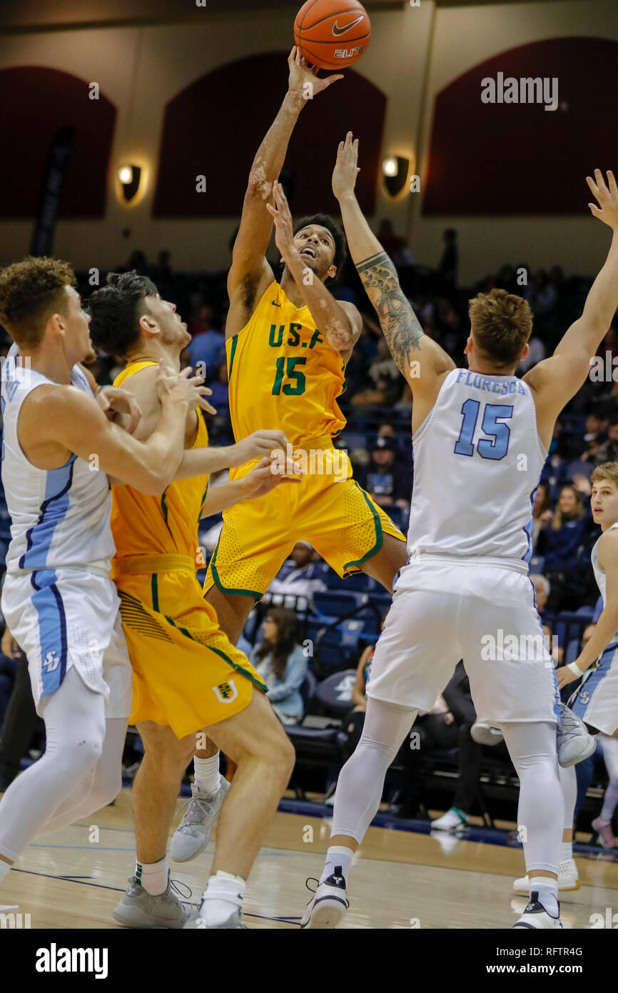 San Diego, California, USA. 26th Jan, 2019. NCAA Basketball 2019: San ...