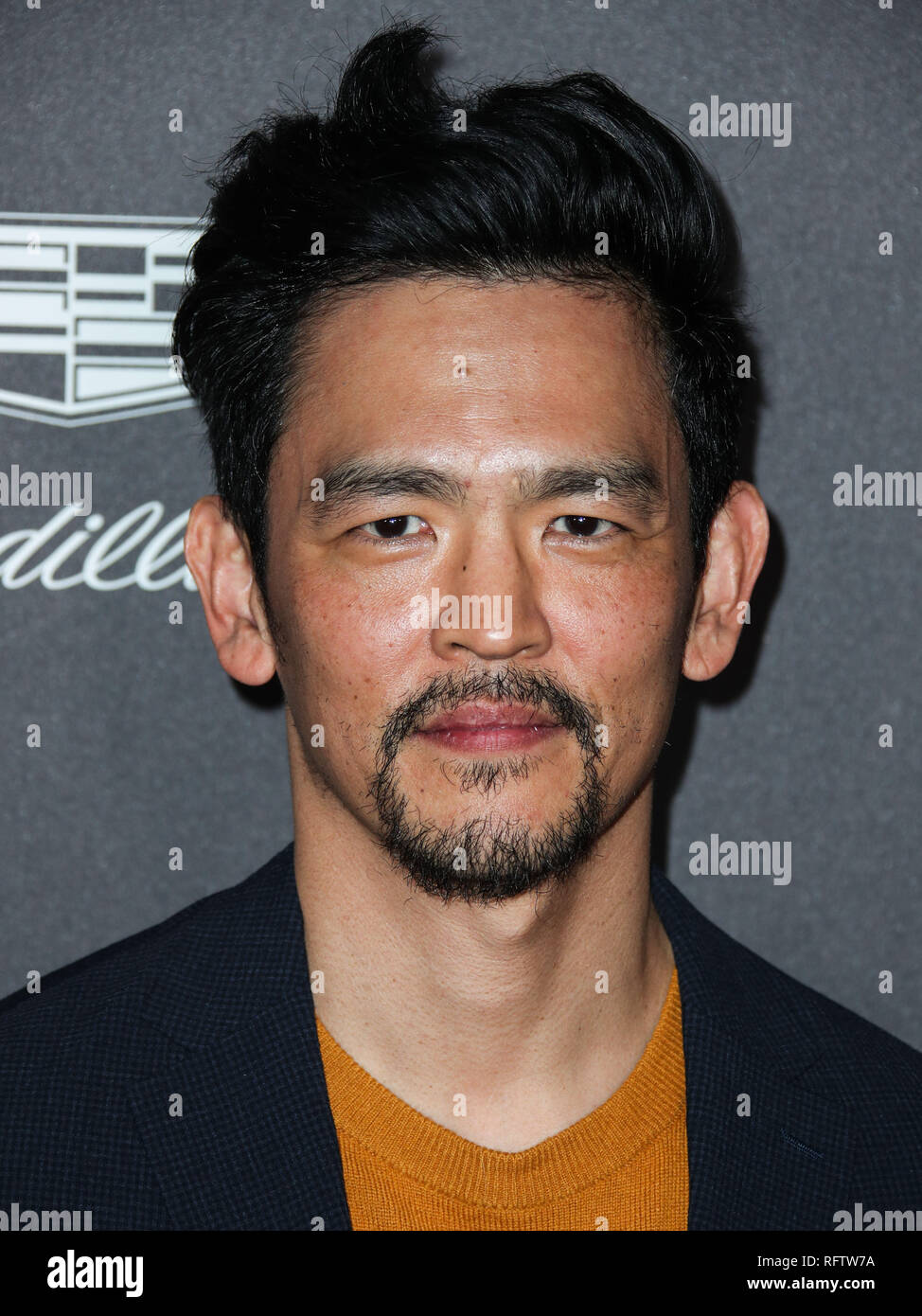West Hollywood, California, USA. 26th January, 2019. Actor John Cho ...