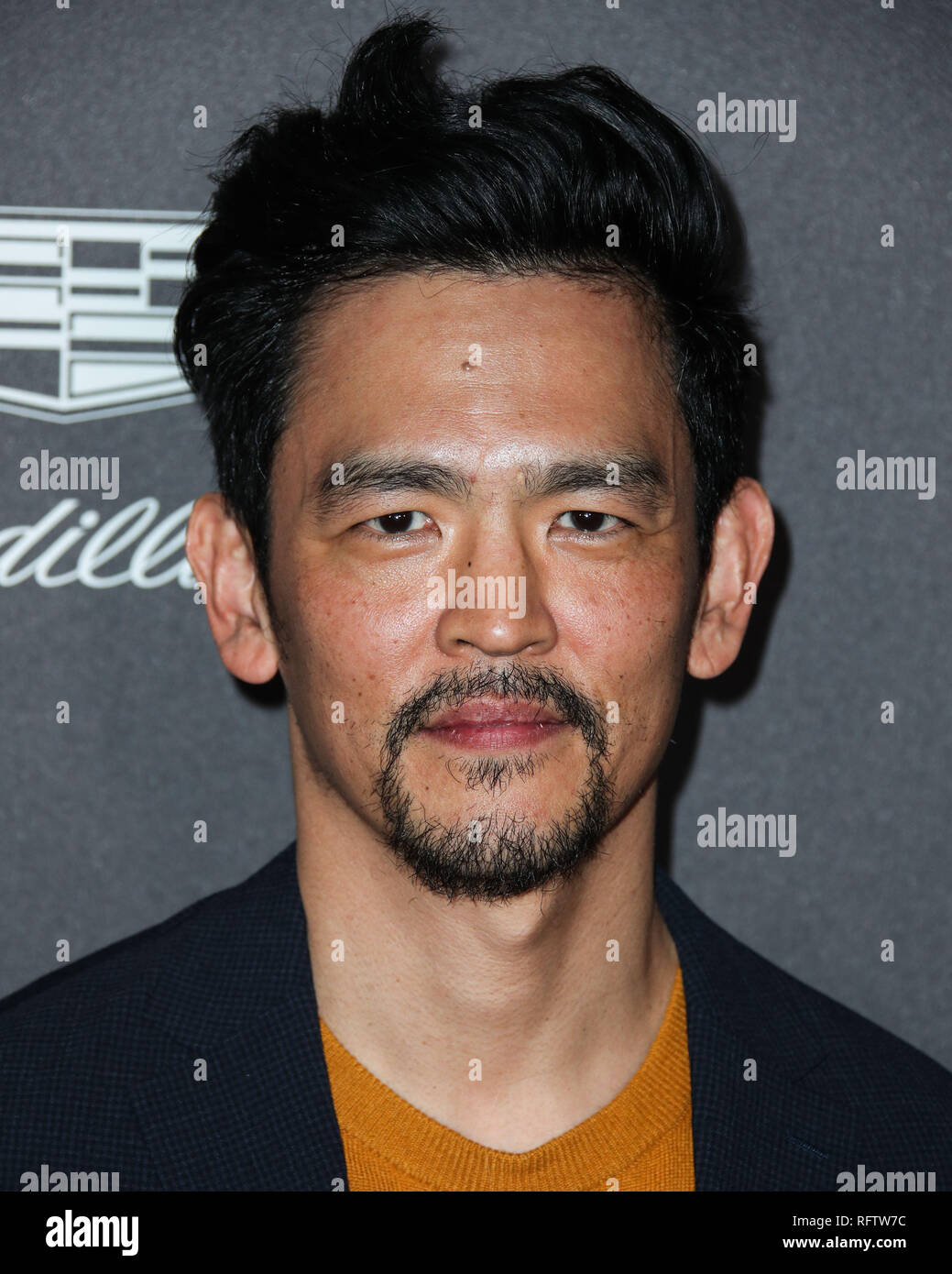 West Hollywood, California, USA. 26th January, 2019. Actor John Cho ...